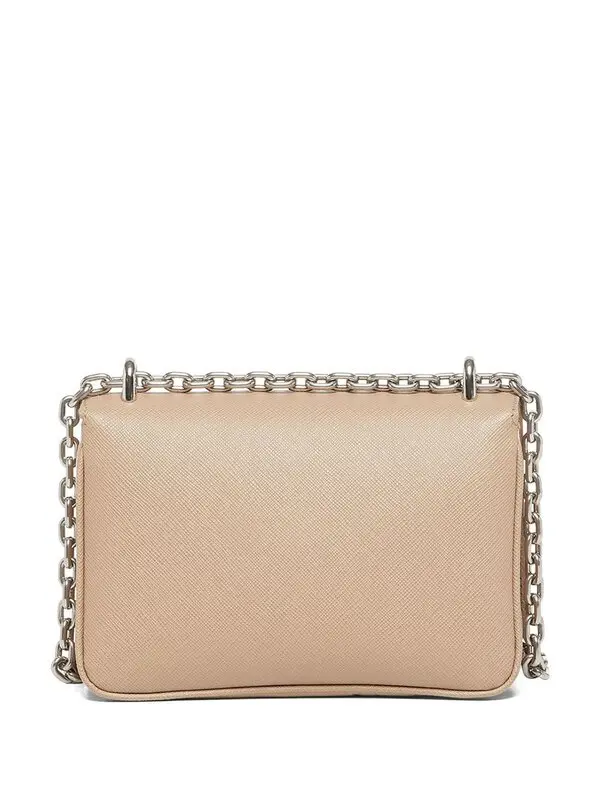 Prada Chain-link Trim Shoulder Bag
