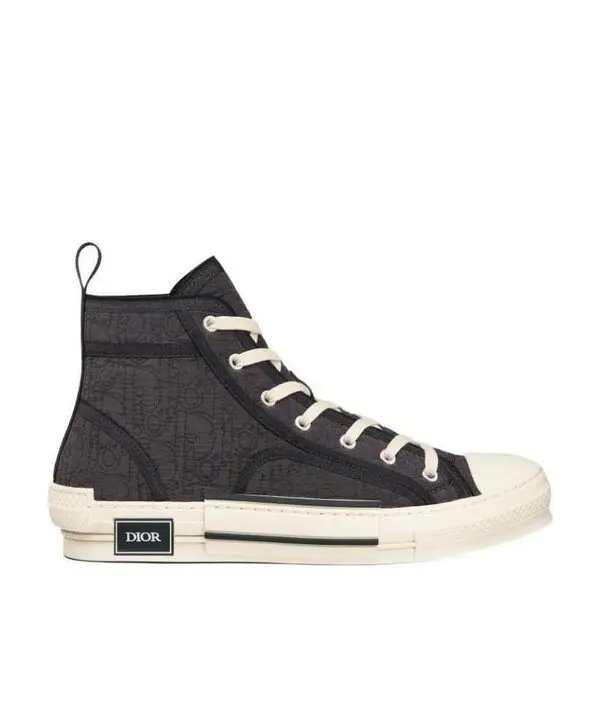 Dior B23 High-top Casual Sneakers - Black