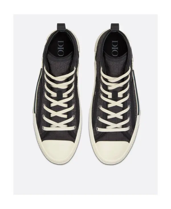 Dior B23 High-top Casual Sneakers - Black