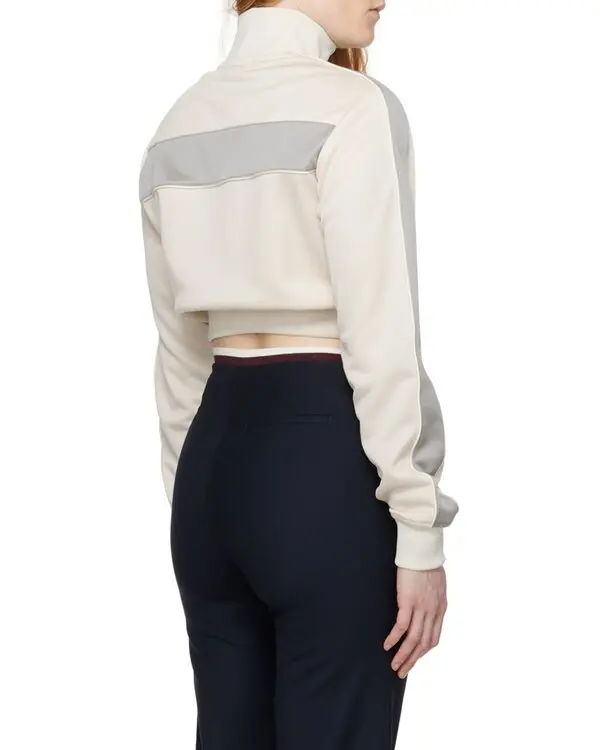 AMBUSH Cropped Track Jacket With High Collar - Nude