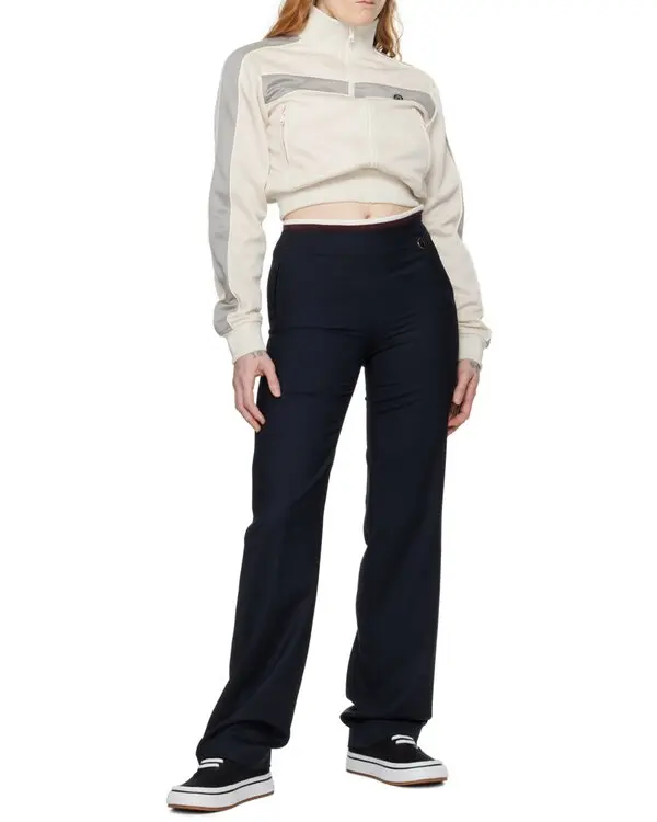 AMBUSH Cropped Track Jacket With High Collar - Nude