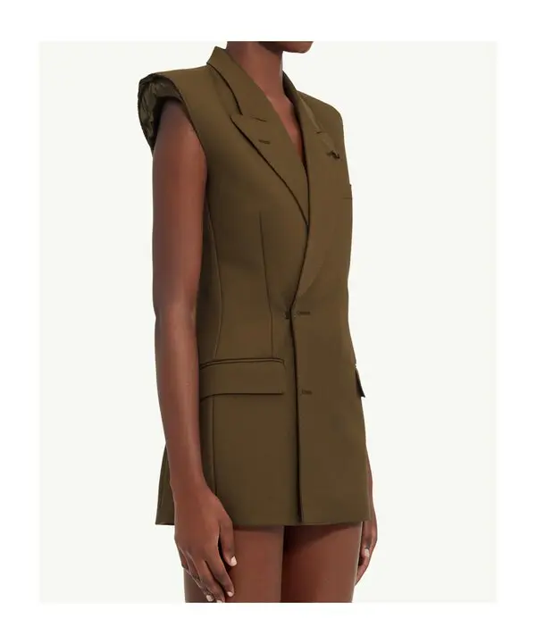 MAISON MARGIELA Double-breasted Twill Gilet
