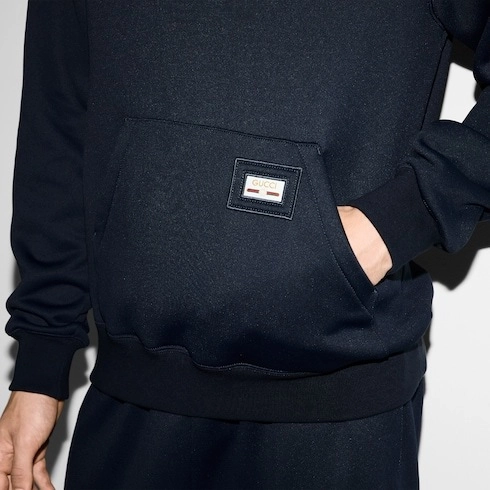 Gucci Technical Nylon Jersey Sweatshirt