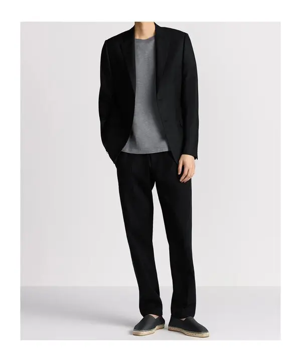 Dior Iconic Blazer With Lapel Collar And Flap Pockets - Black
