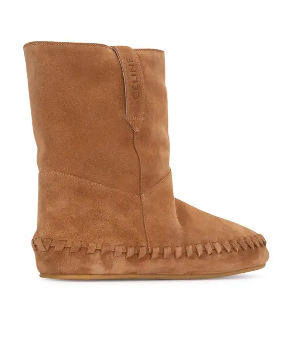 Celine Suede Short Boots