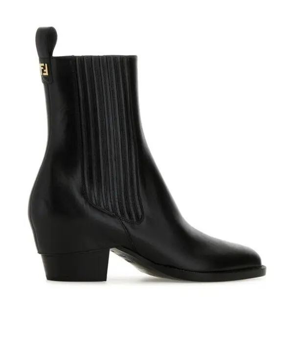Fendi Square-toe Ankle Boots