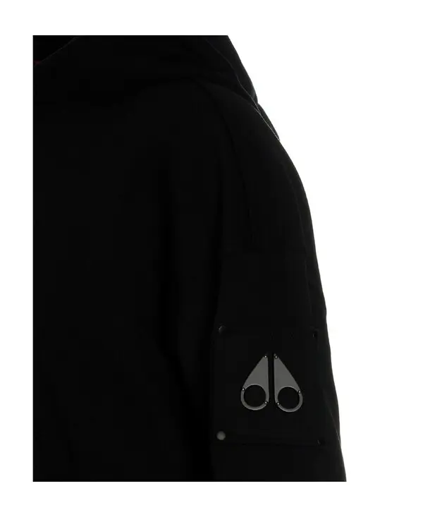 Moose Knuckles Logo-patch Cotton Hoodie