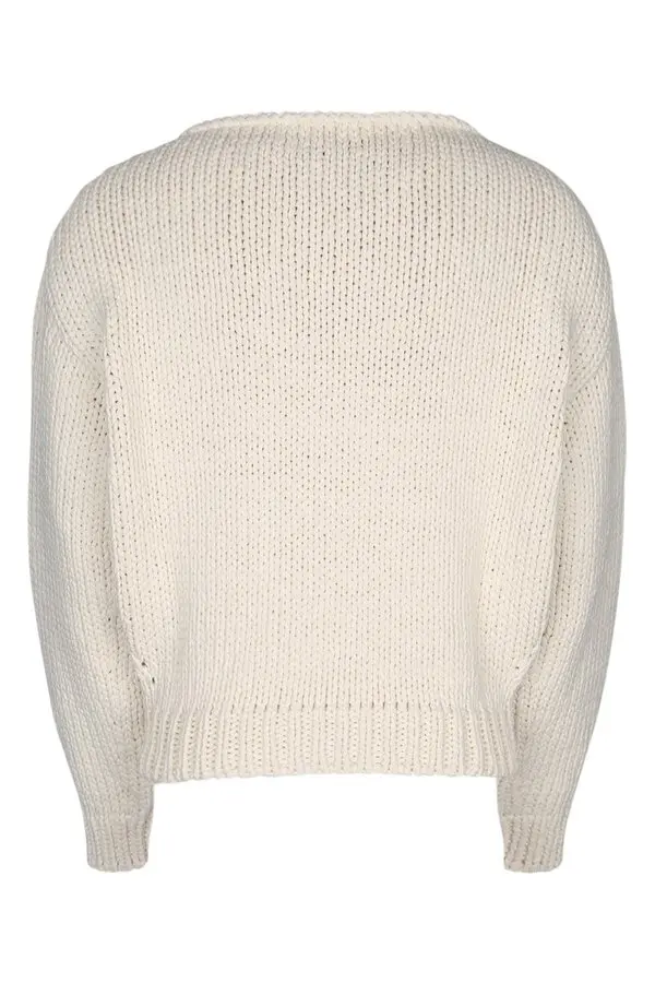 Dior For My Real Friends" Long-sleeve Knit Sweater