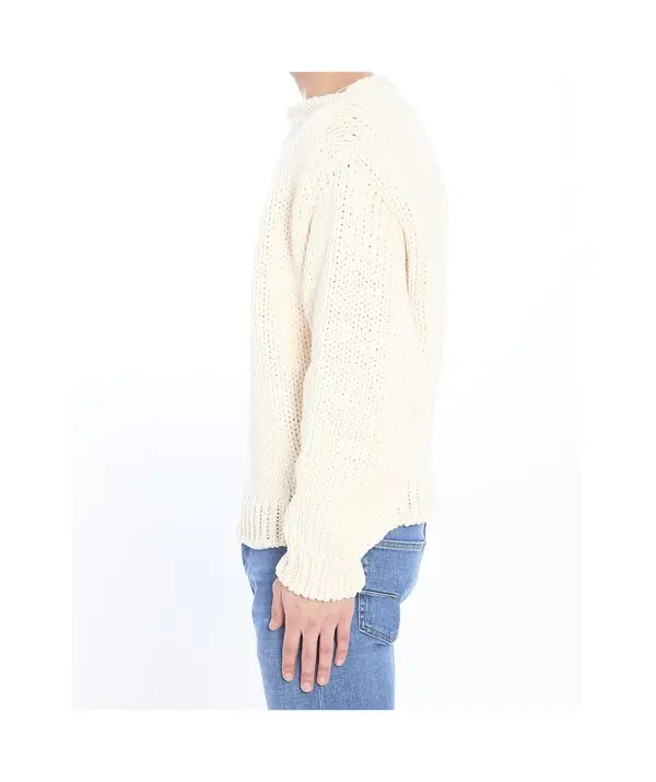 Dior For My Real Friends" Long-sleeve Knit Sweater