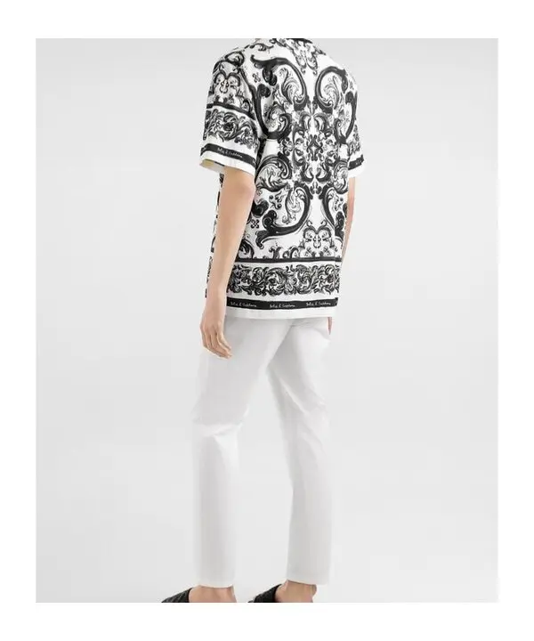 Dolce & Gabbana Dolce Gabbana Majolica-printed Short-sleeved T-shirt