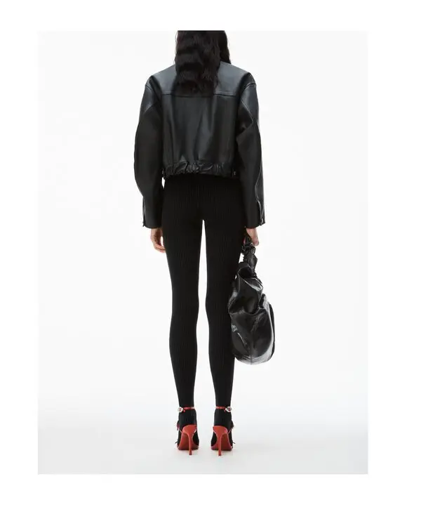 Alexander Wang Leather Locomotive Jacket