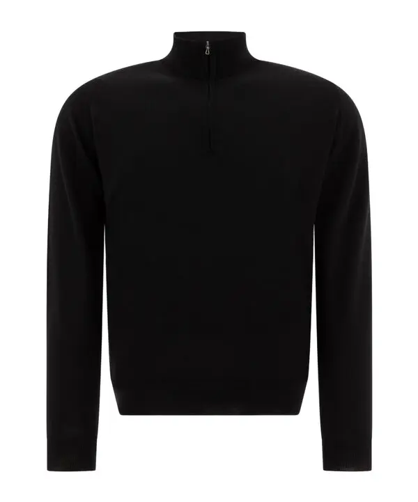 John Smedley Tapton Half-zip Knitwear - Black