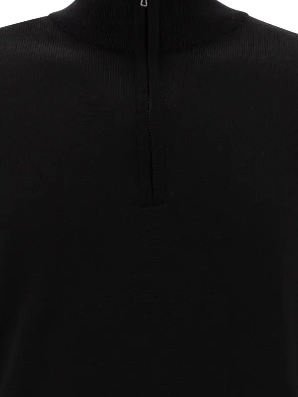 John Smedley Tapton Half-zip Knitwear - Black