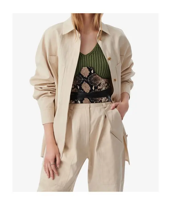 IRO PARIS Long Sleeve Shirt With Button Placket