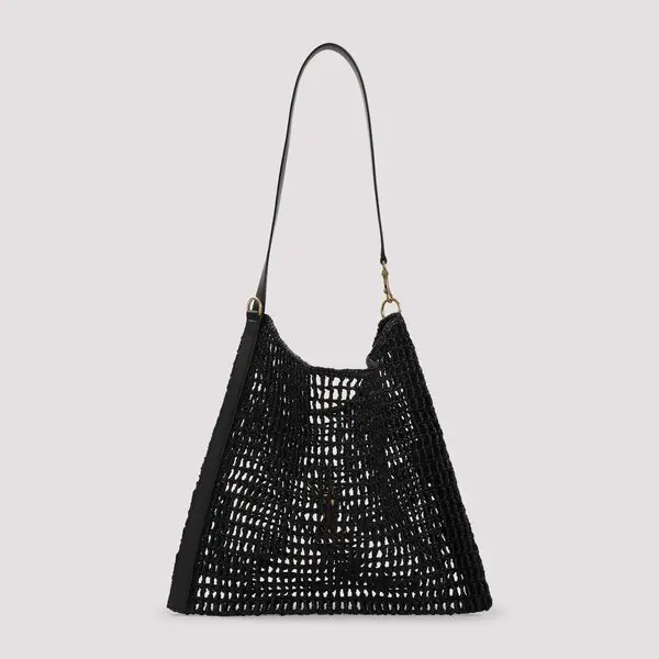 Saint Laurent Logo Plaque Shoulder Bag