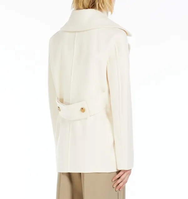 Max Mara Edgard Double-breasted Peacoat - Ivory
