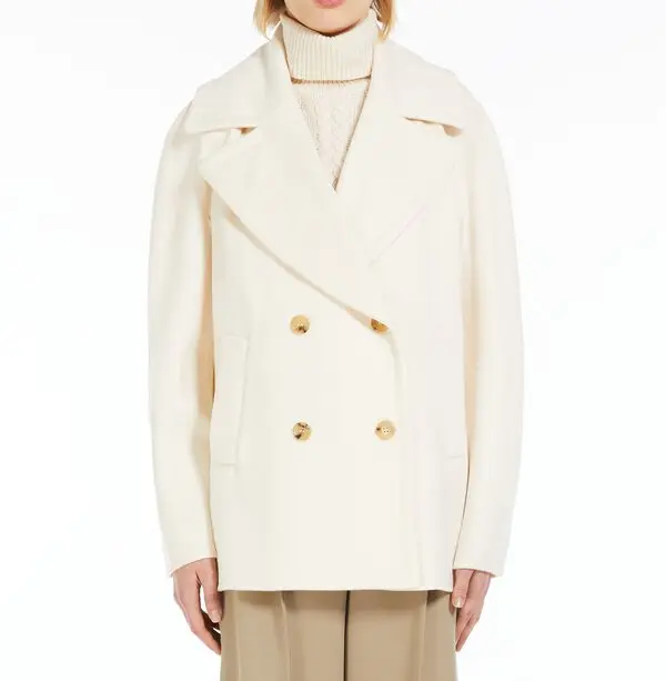 Max Mara Edgard Double-breasted Peacoat