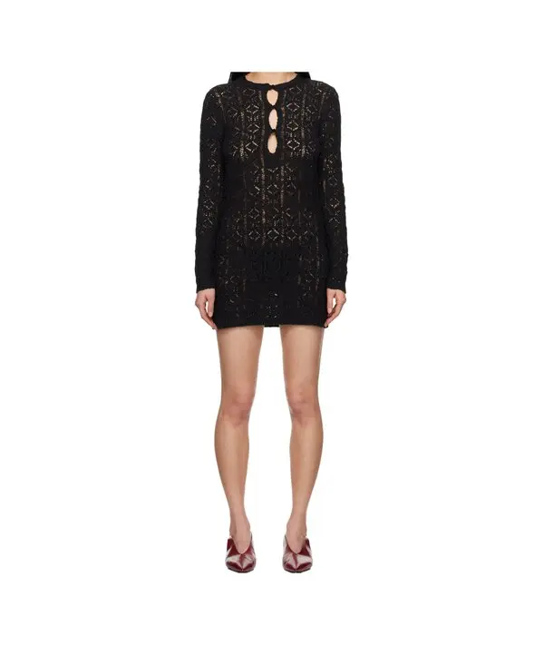 LOULOU STUDIO Ribbed Knit Cut-out Dress