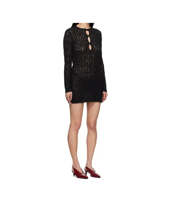 LOULOU STUDIO Ribbed Knit Cut-out Dress
