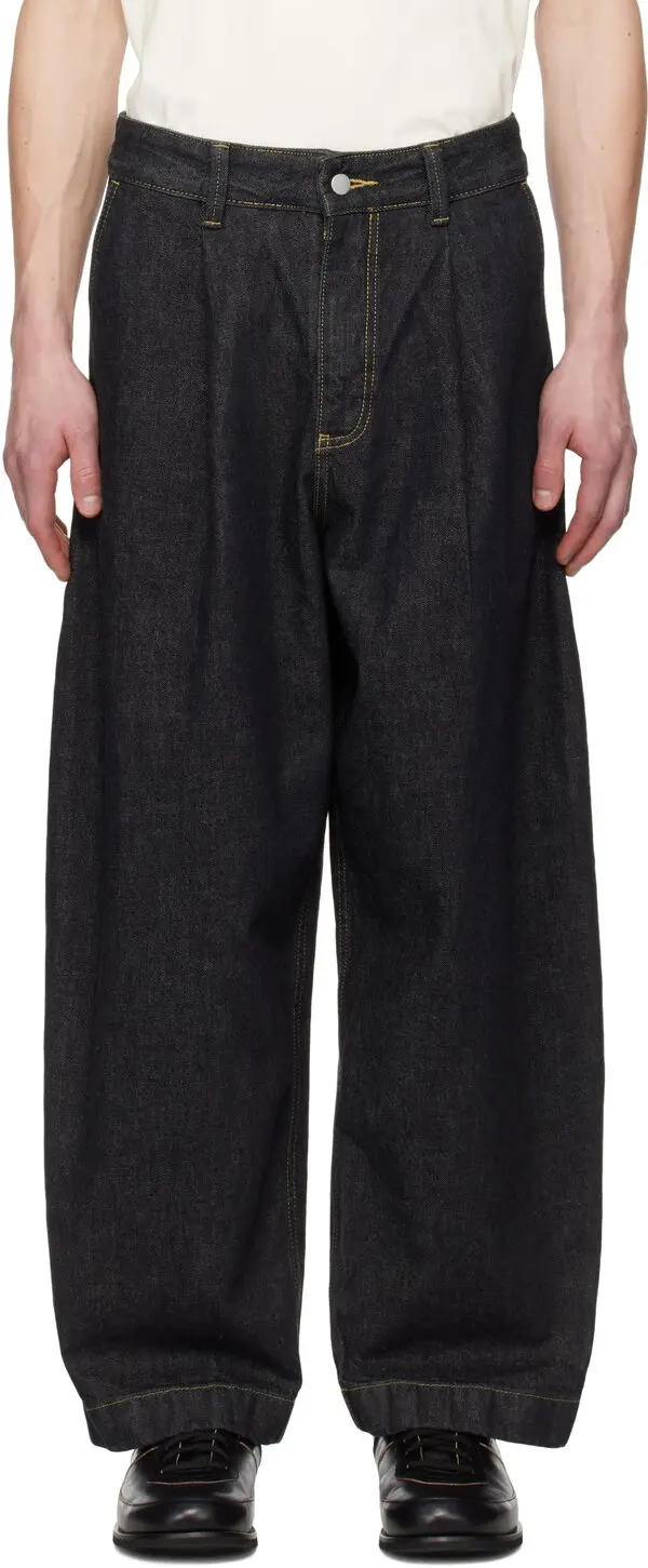 Studio Nicholson Pleated Detail Jeans