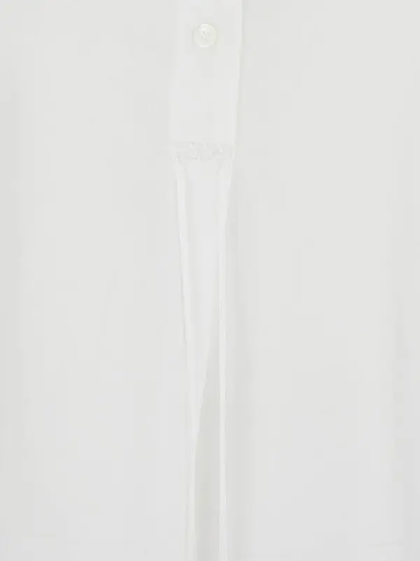 TOTEME Stand Collar Long-sleeve Shirt