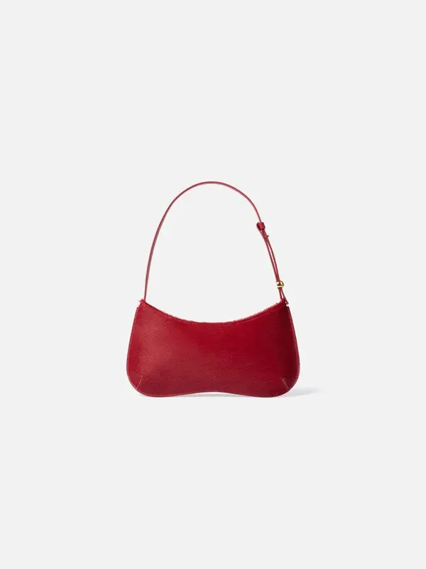 Jacquemus The Bisou Shoulder Bag - Dark Red
