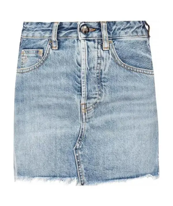 MARCELO BURLON COUNTY OF MILAN Vintage Denim Skirt