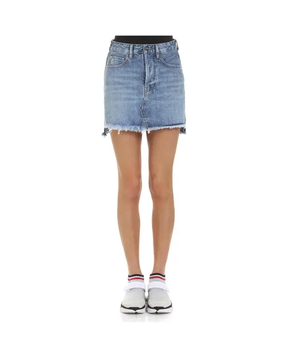 MARCELO BURLON COUNTY OF MILAN Vintage Denim Skirt