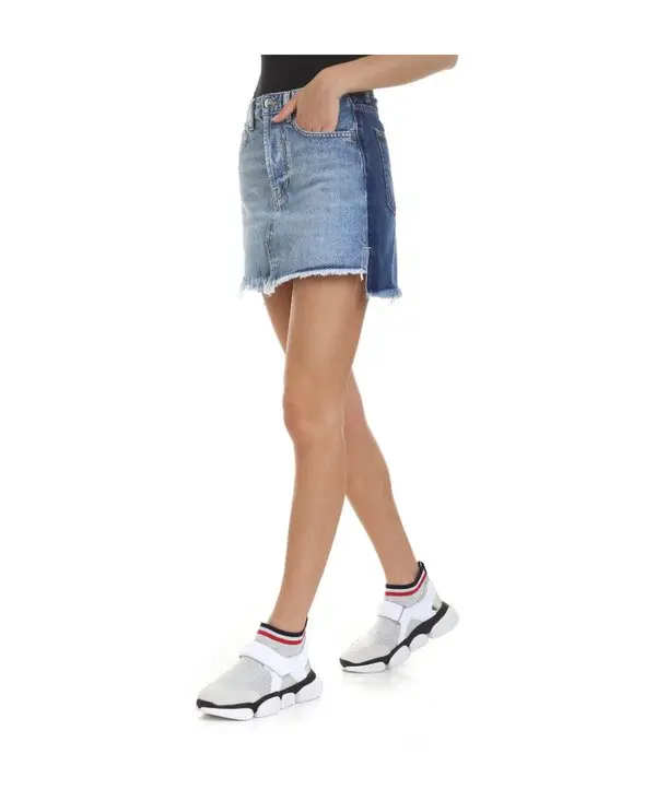 MARCELO BURLON COUNTY OF MILAN Vintage Denim Skirt