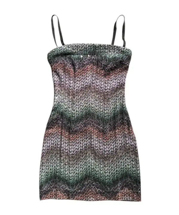 Missoni Bustier Knit Mini Dress