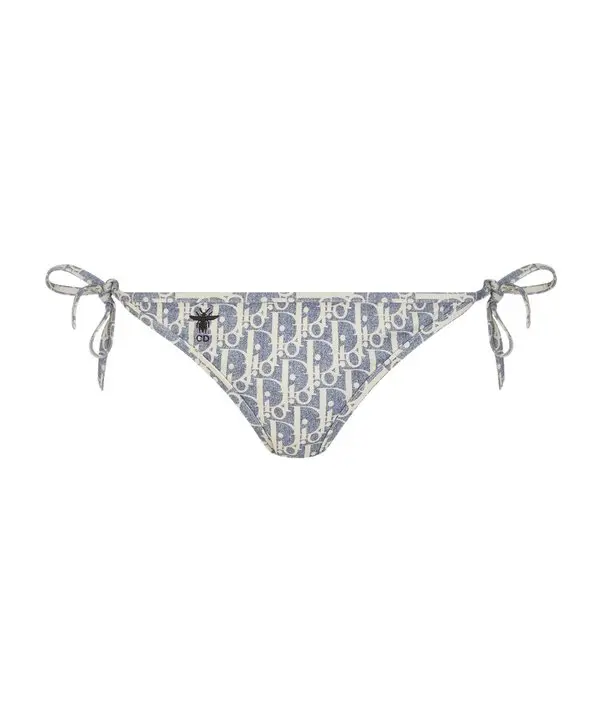 Dior Iviera Bikini Bottom With Oblique Motif