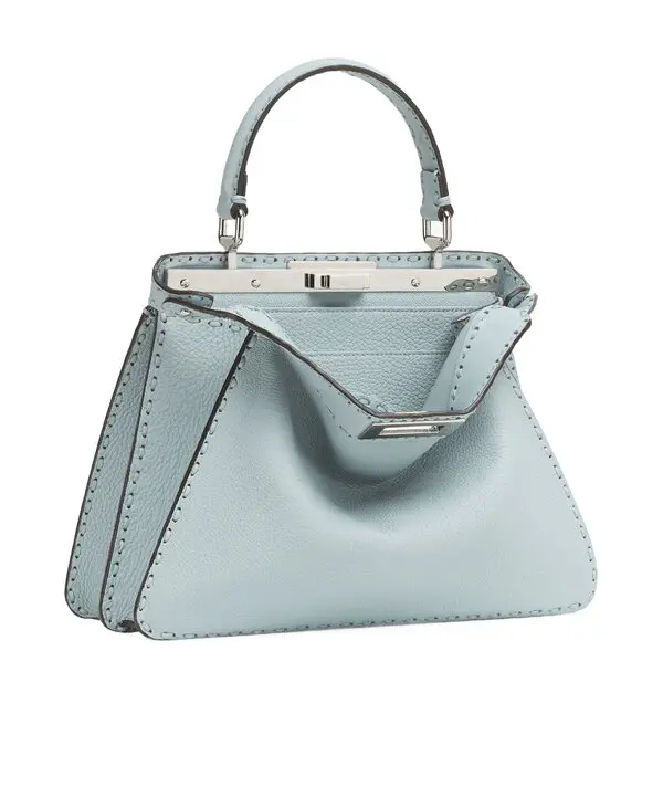 Fendi Peekaboo Medium Top Handle Bag - Blue