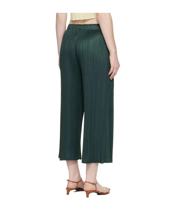 PLEATS PLEASE BY ISSEY MIYAKE Pleated Cropped Trousers