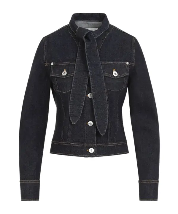 LANVIN Contrast Stitched Buttoned Jacket