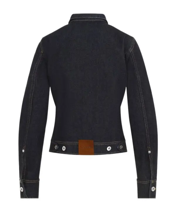 LANVIN Contrast Stitched Buttoned Jacket