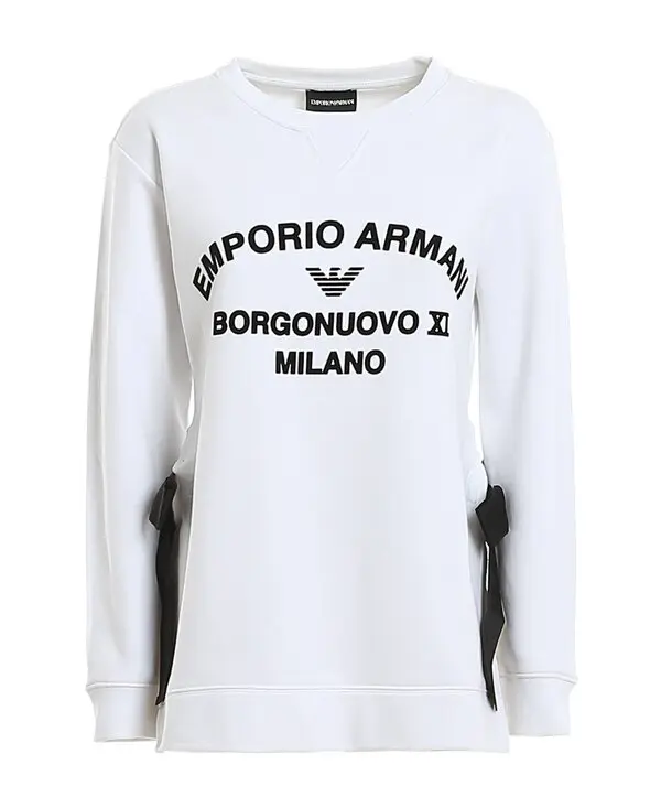 Emporio Armani Emblem Printed Side Strap Sweater