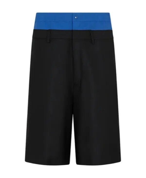 AMBUSH Contrasted Waist Knee-length Shorts