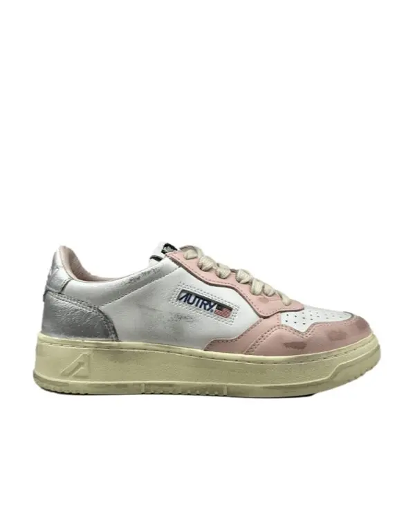 AUTRY Vintage Low Top Sneakers - Nude