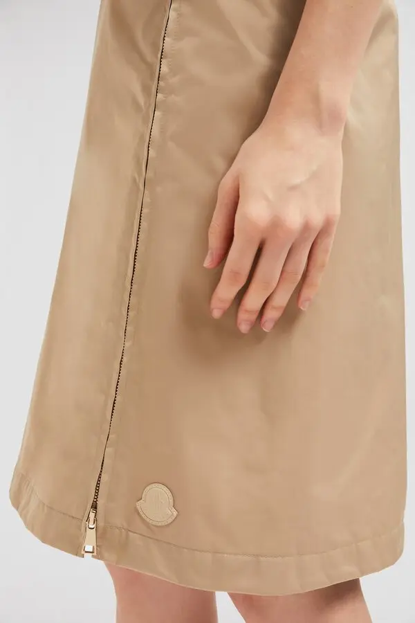 Moncler Zip Detail Skirt - Beige