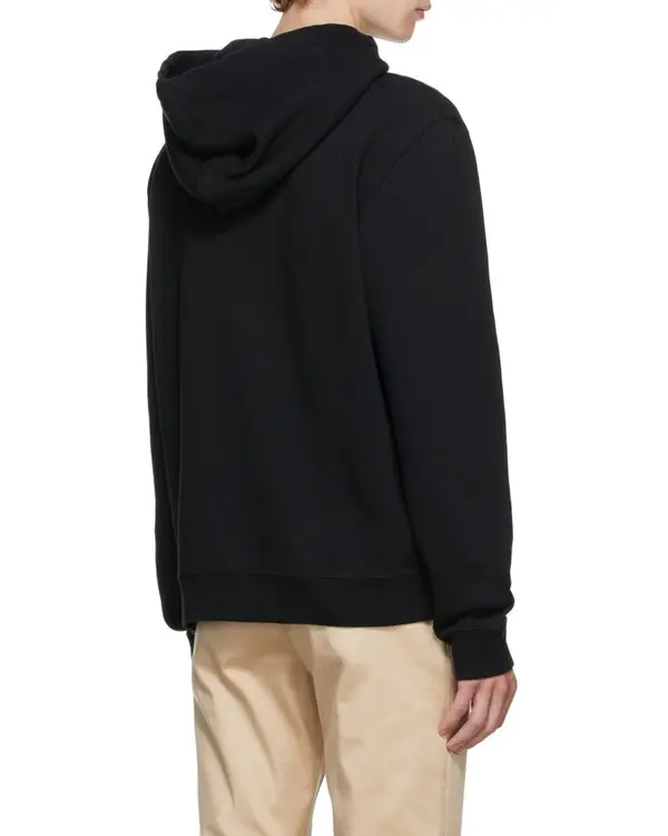 Saint Laurent Logo Printed Drawstring Hoodie