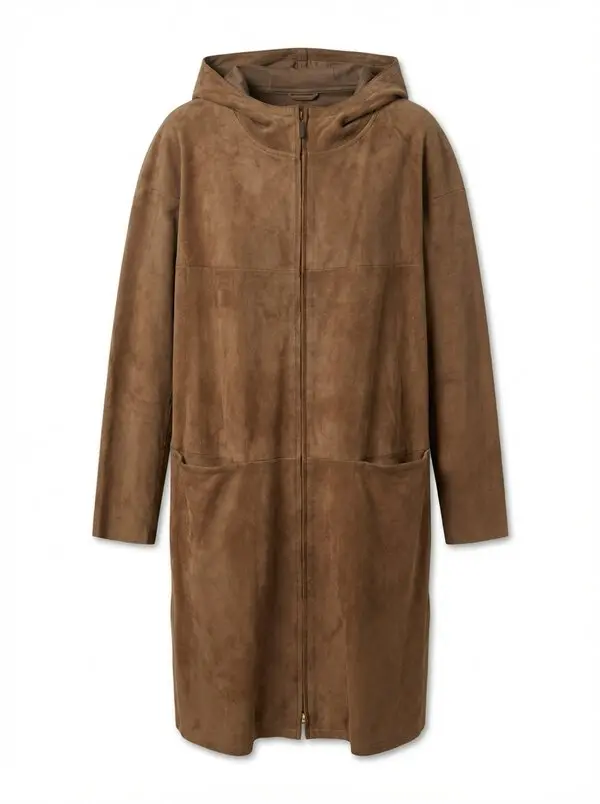 Max Mara Hooded Long-sleeved Coat