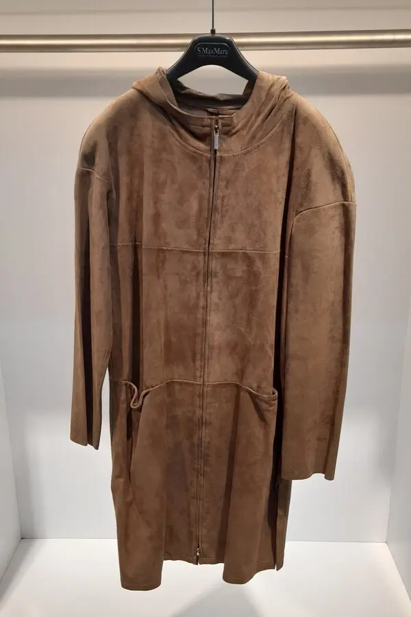 Max Mara Hooded Long-sleeved Coat