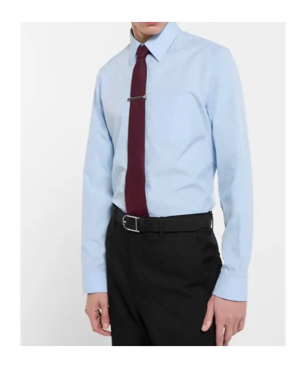Gucci Collared Long-sleeve Poplin Shirt