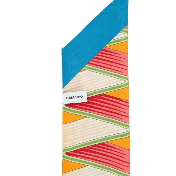 FERRAGAMO Printed Twill Scarf - Multicolor