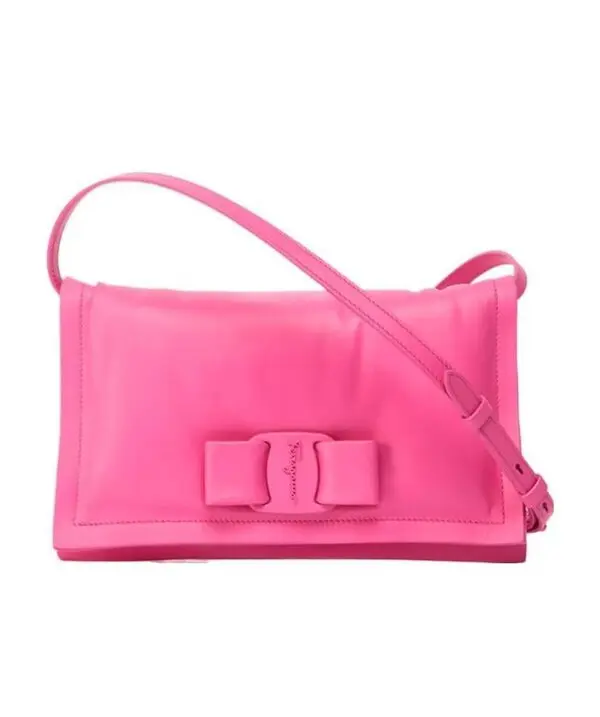 FERRAGAMO Vara Bow Mini Crossbody Bag - Pink