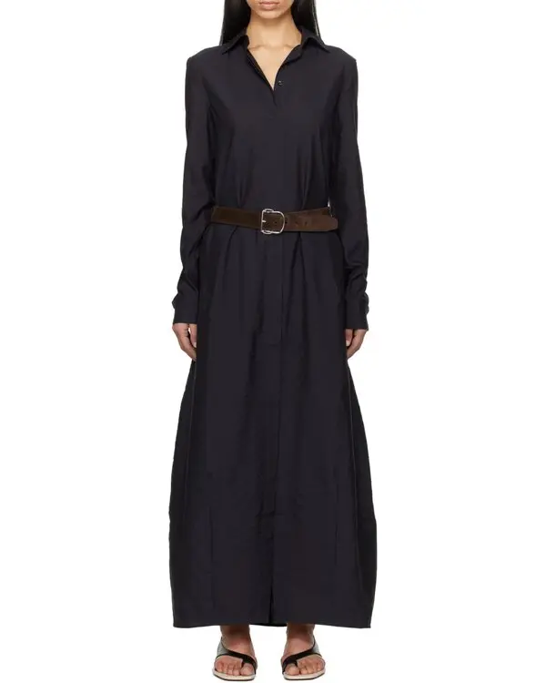 TOTEME Parachute Shirt Dress - Black