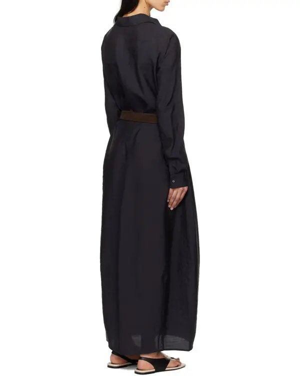 TOTEME Parachute Shirt Dress - Black