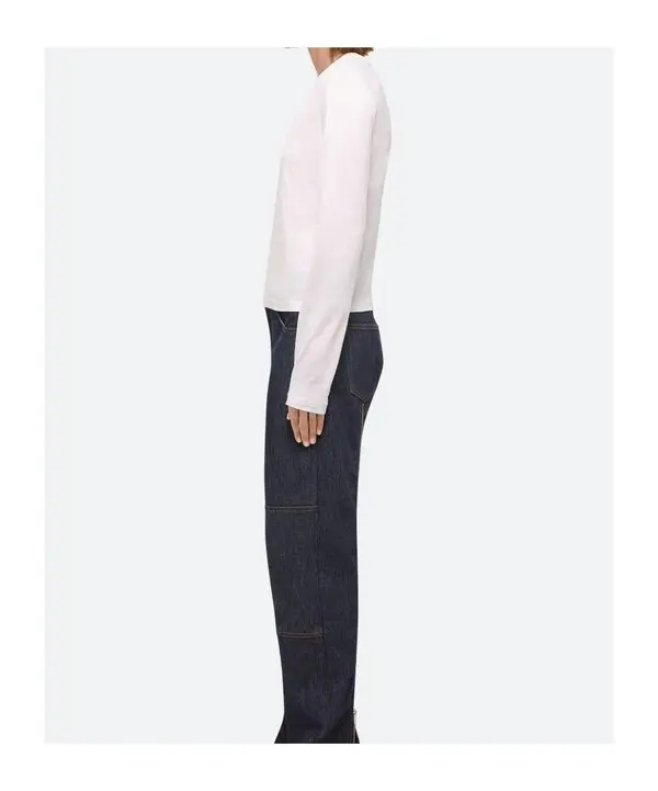 Helmut Lang Long-sleeved Slim Logo T-shirt