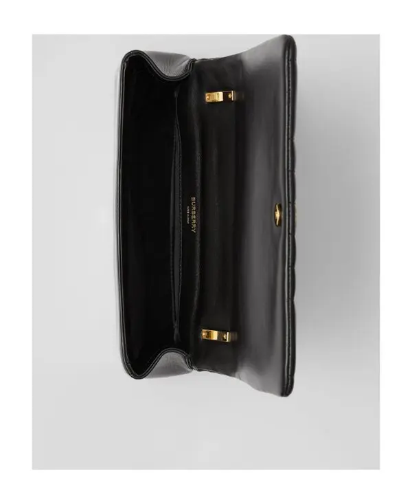 Burberry Lola Logo Plaque Small Crossbody Bag - Black