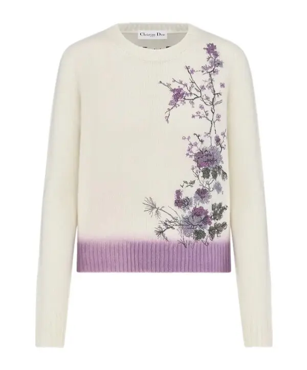 Dior Embroidered Cashmere Sweater - No